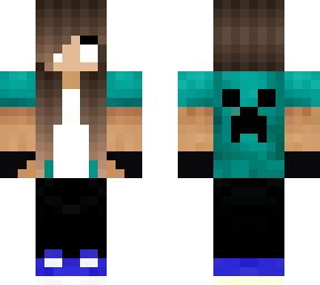 herobrine girl | Minecraft Skins