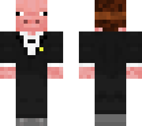 Pig in a Suit | Minecraft Skin