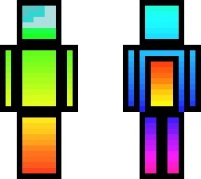 rainbow crewmate | Minecraft Skin