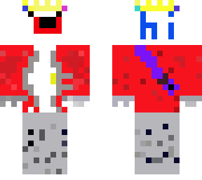 Spam king but with a suit remake | Minecraft Skin