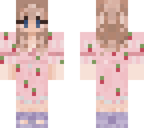 Strawberry dress bait | Minecraft Skin
