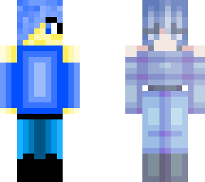 before and after | Minecraft Skin