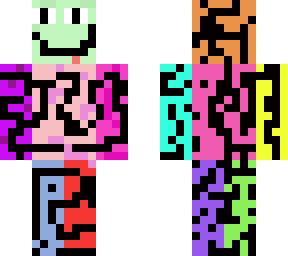 Colorful charcter | Minecraft Skin