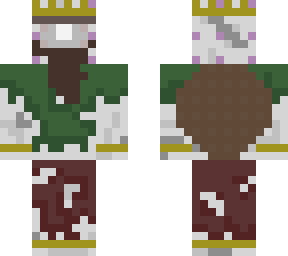 Dead Elder Guardian King | Minecraft Skin