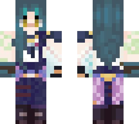 xiao genshin | Minecraft Skins