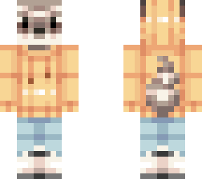 Lofi Raccoon | Minecraft Skin