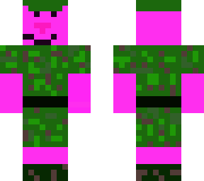 pink soldier bear | Minecraft Skin