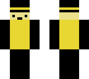 Roblox yellow banded top hat | Minecraft Skin