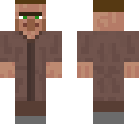 A villager with hair?! that's a first! | Minecraft Skin