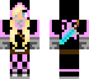 Blonde pvp girl | Minecraft Skin