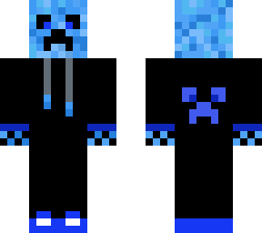 blue creeper | Minecraft Skin