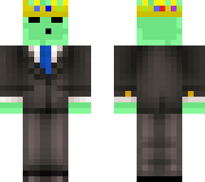 Business Slime Secret Maid with Crown | Minecraft Skin