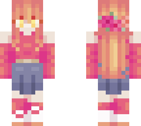 Fiery Hearts | Minecraft Skin