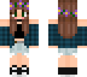 Flannel(Brown hair) | Minecraft Skin