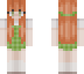 ginger cottage core girl | Minecraft Skin