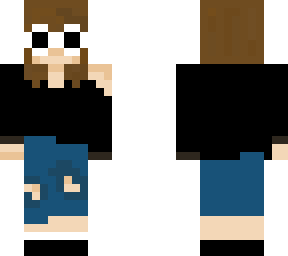 girl with glasses | Minecraft Skin