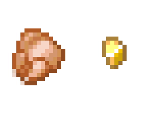 Minecraft Cooked Chicken Pixel Art