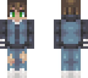 modern boy,with ripped skinny jeans | Minecraft Skin
