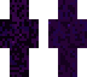 Obsidian man | Minecraft Skin