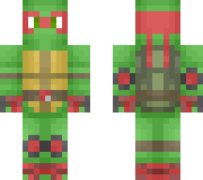 TMNT fan made Raphael | Minecraft Skin