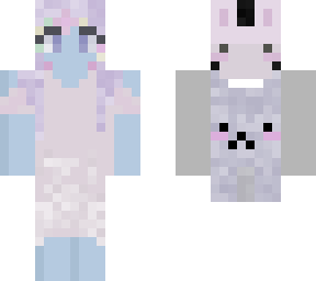 blue alien bride | Minecraft Skin
