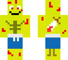 BUFF OCEANMAN BY CHICPEASMATTER | Minecraft Skin