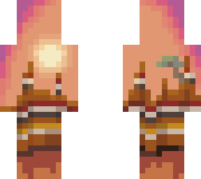 Complete mesa biome | Minecraft Skin