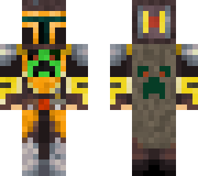 Mandalorian Knight - Creeper Signet | Minecraft Skin