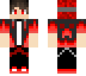 Red epic gamer super sain | Minecraft Skin