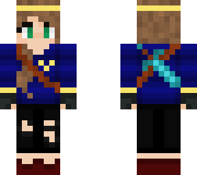 diamond sword on back | Minecraft Skins