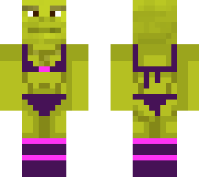 shrek in bikini | Minecraft Skins