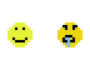 smile derp emoji | Minecraft Skin