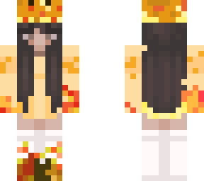 Blaze girl | Minecraft Skin