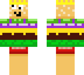 Minecraft burger king skin - irelandret