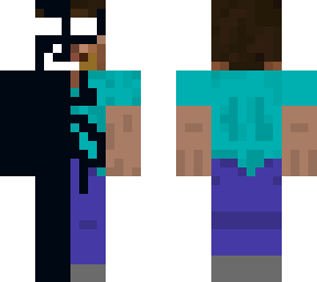 Dark catches Steve | Minecraft Skin