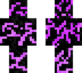 obsidian man | Minecraft Skin
