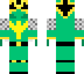 green power ranger | Minecraft Skins