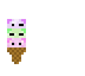 UwU Ice cream Cats | Minecraft Skin