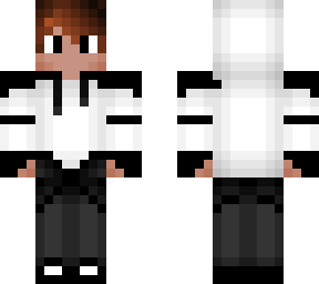 Black and white Gamer | Minecraft Skin