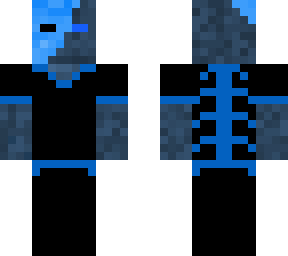 blue demon | Minecraft Skin