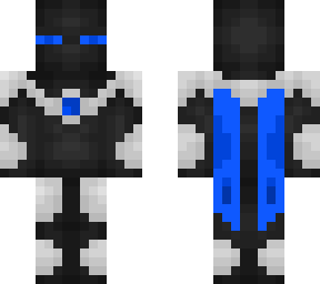Blue enderman | Minecraft Skin
