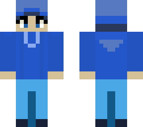 Blue spring girl | Minecraft Skin