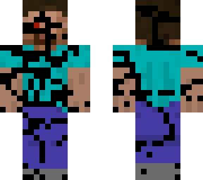 corrupted steve | Minecraft Skin