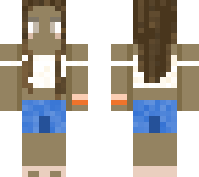 Cute beach girl | Minecraft Skin