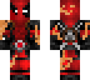 deadpool hurt | Minecraft Skin