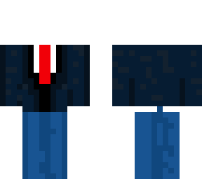 Invisible man in suit | Minecraft Skin