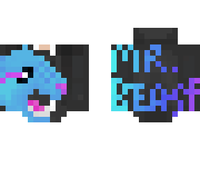 Mr. Beast Logo Minecraft Pixel Art