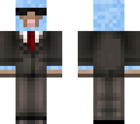 Sky Blue Sheep With Sunglasses | Minecraft Skin