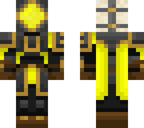 Yellow knight | Minecraft Skin