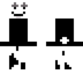Black & White Rabbit | Minecraft Skin